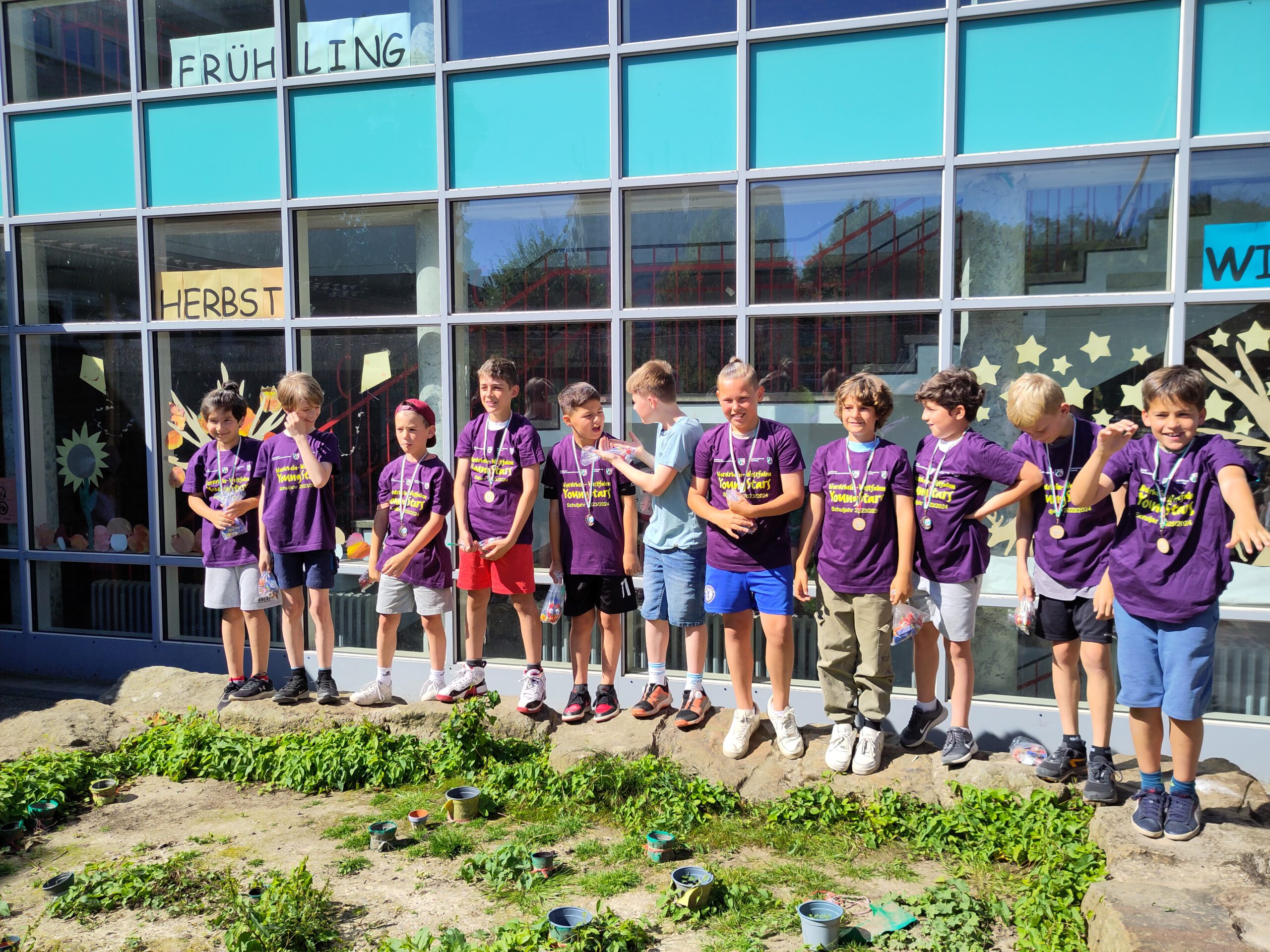 Wir feiern unsere Fußballmannschaft – Hellwegschule Witten